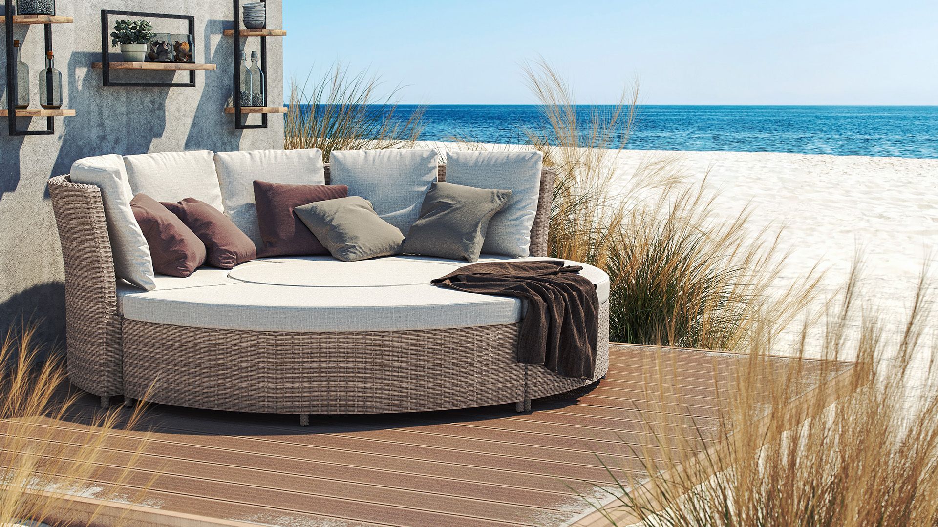 Sonnenliege Daybed Cube Monaco | artelia24.pl